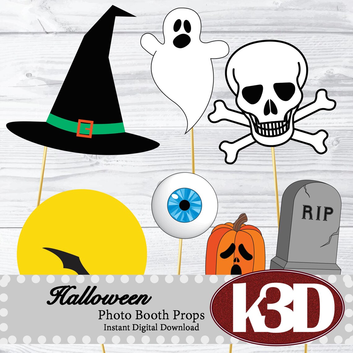 Halloween Printable Photo Booth Props