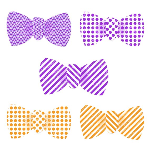 Chevron Bow Tie Clip Art