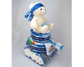 Camo Army Tank - Military Baby Shower - Camouflage Diaper Cake - Army ...