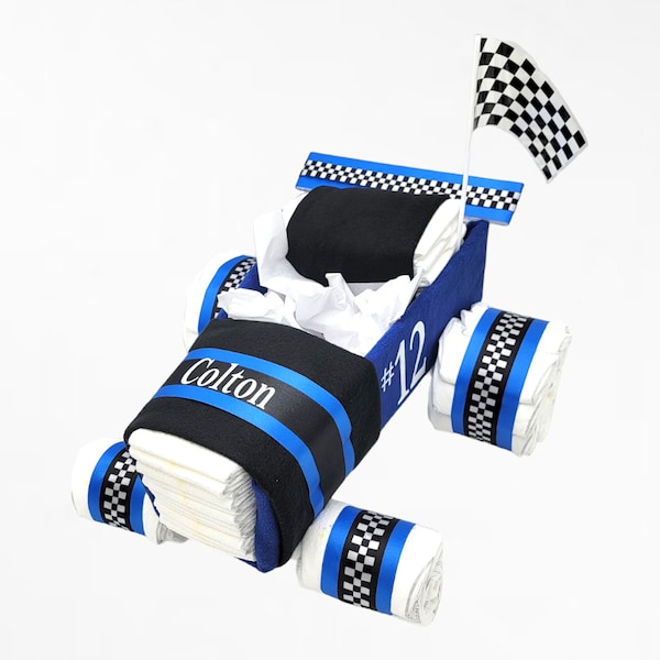 Race Car Diaper Cake - Etsy