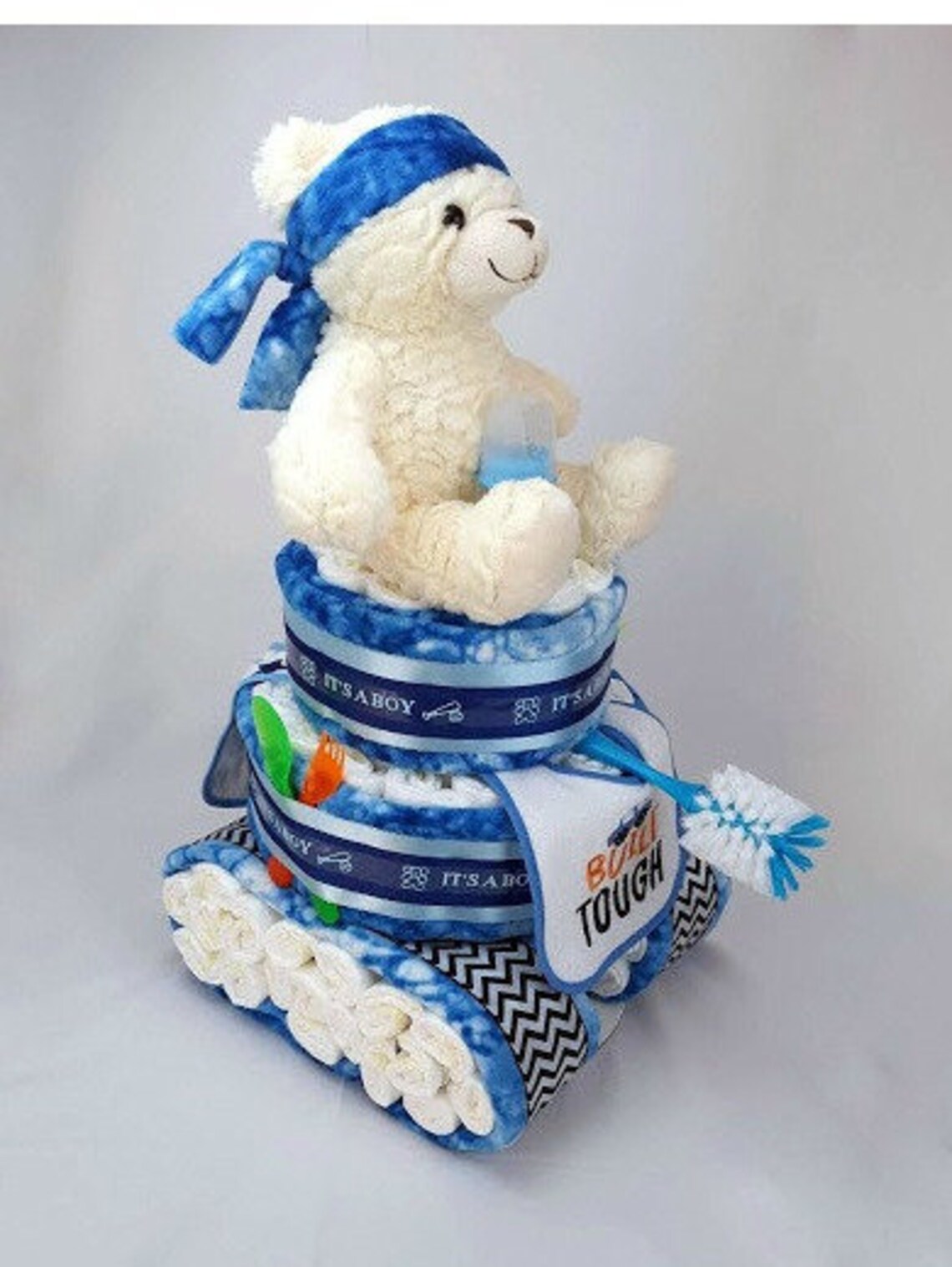 Army Tank Diaper Cake Camouflage Unique Diaper Cake | Etsy