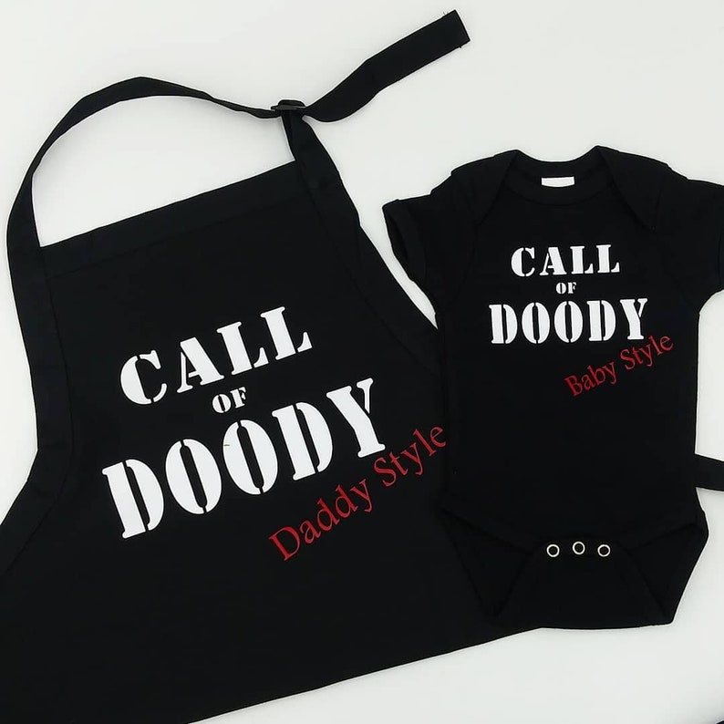 Daddy and Me Matching Set Call of Doody New Dad Gift - Etsy
