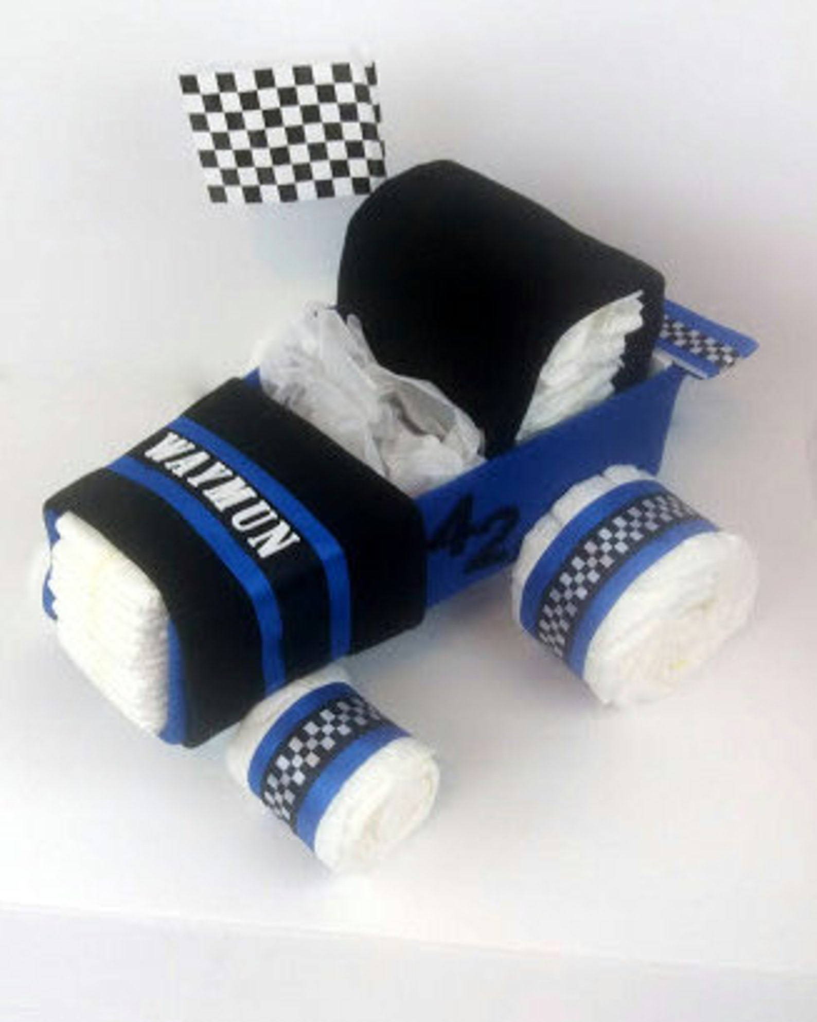 Race Car Diaper Cake Diaper Cake Baby Shower Gift Baby - Etsy Polska