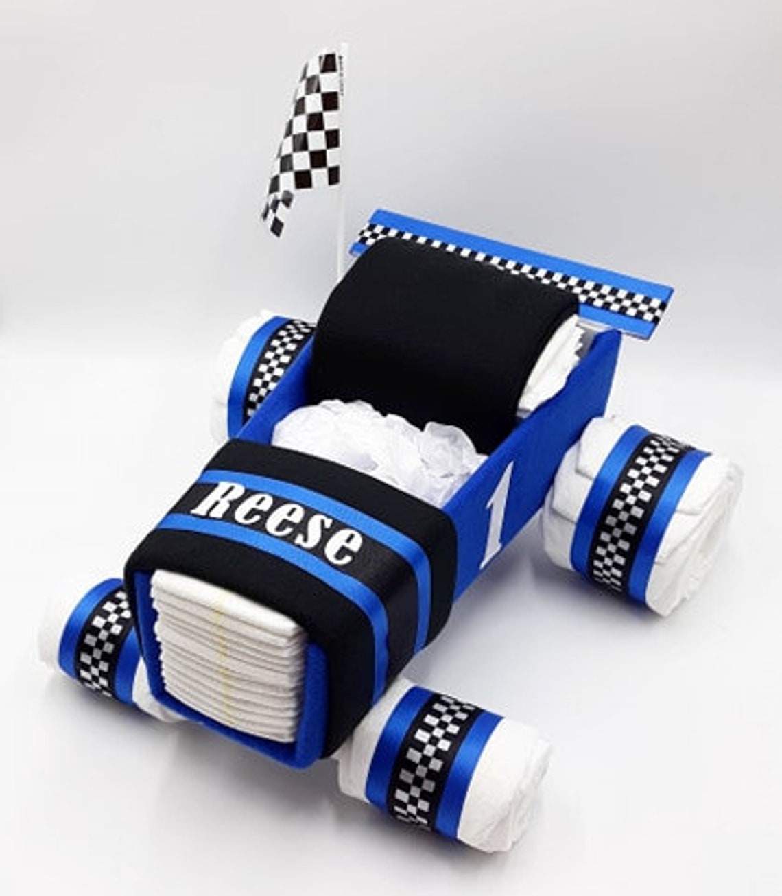 Race Car Baby Shower Diaper Cake Diaper Cake Baby | Etsy