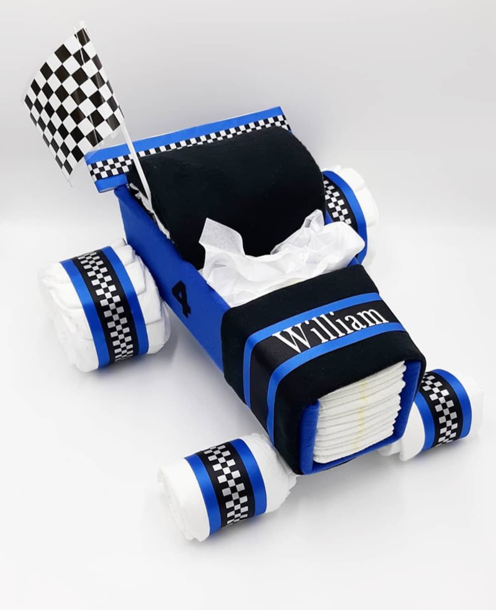 Racing Fans Race Car Diaper Cake Diaper Cake Baby Shower - Etsy