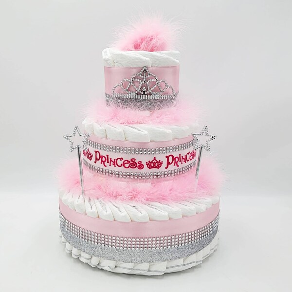 Princess Diaper Cake - Etsy