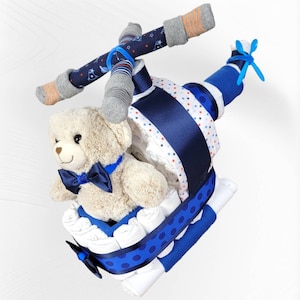 Helicopter Diaper Cake Baby Shower Gift Helicopter Baby Shower - Etsy
