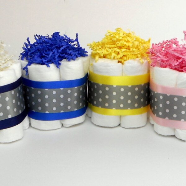 Mini Diaper Cakes - Etsy