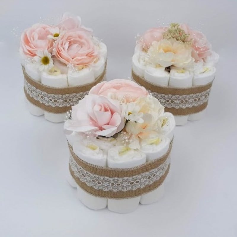 Mini Diaper Cakes - Etsy