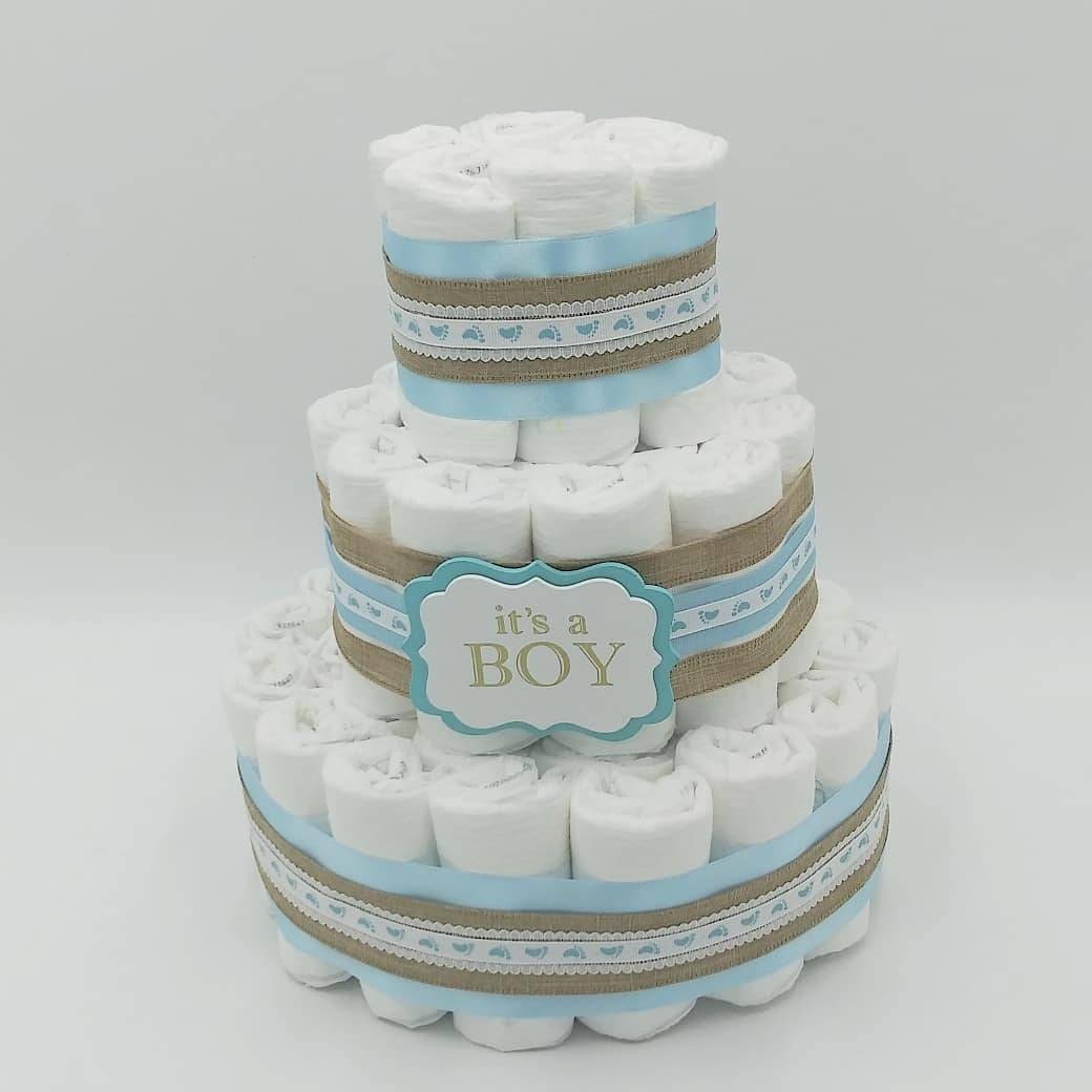 Ready to Ship It's a Boy Boy Diaper Cake Boy Baby - Etsy