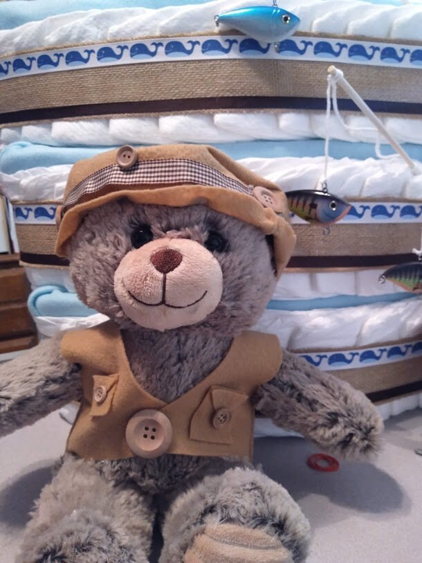 Fishing Bear Handmade Fishing Bear Used in Fishing Boat | Etsy