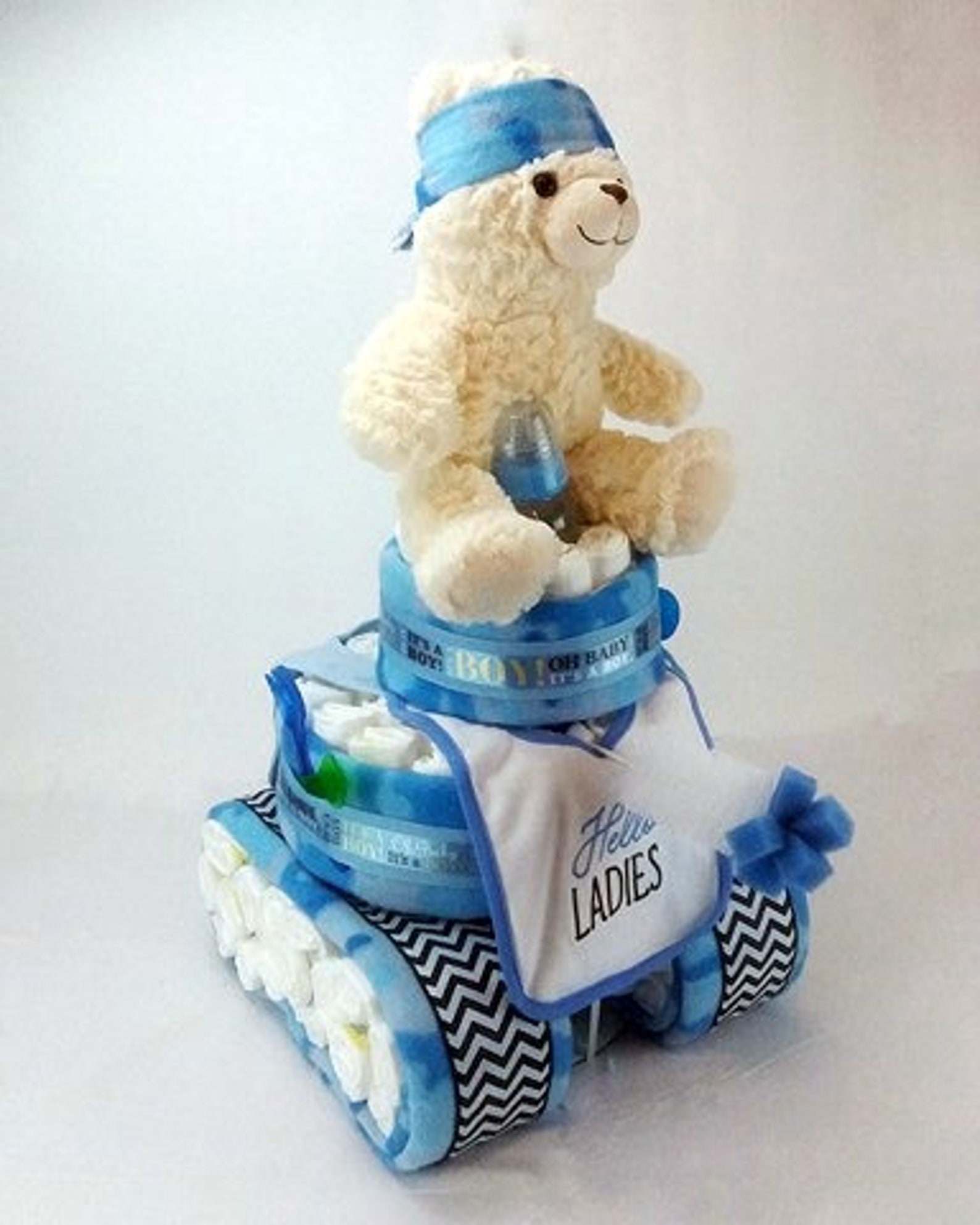 Army Tank Diaper Cake Camouflage Unique Diaper Cake | Etsy