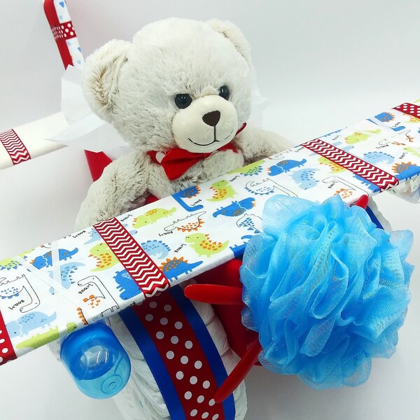 Airplane Diaper Cake - Etsy
