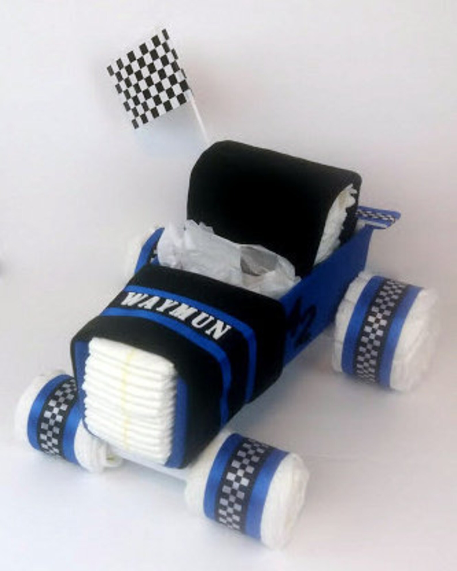 Race Car Diaper Cake Diaper Cake Baby Shower Gift Baby - Etsy Polska