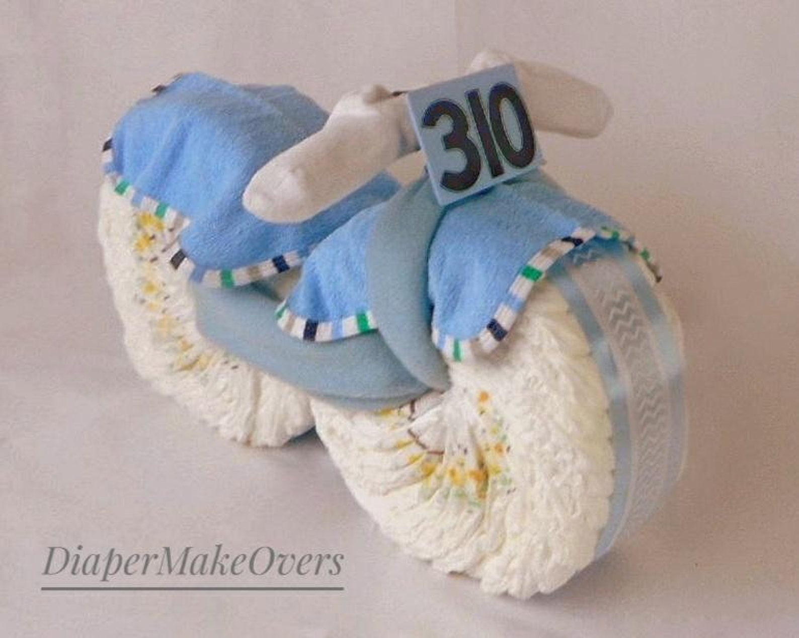 Diaper Cake Girl Dirt Bike Baby Shower Baby Gift | Etsy
