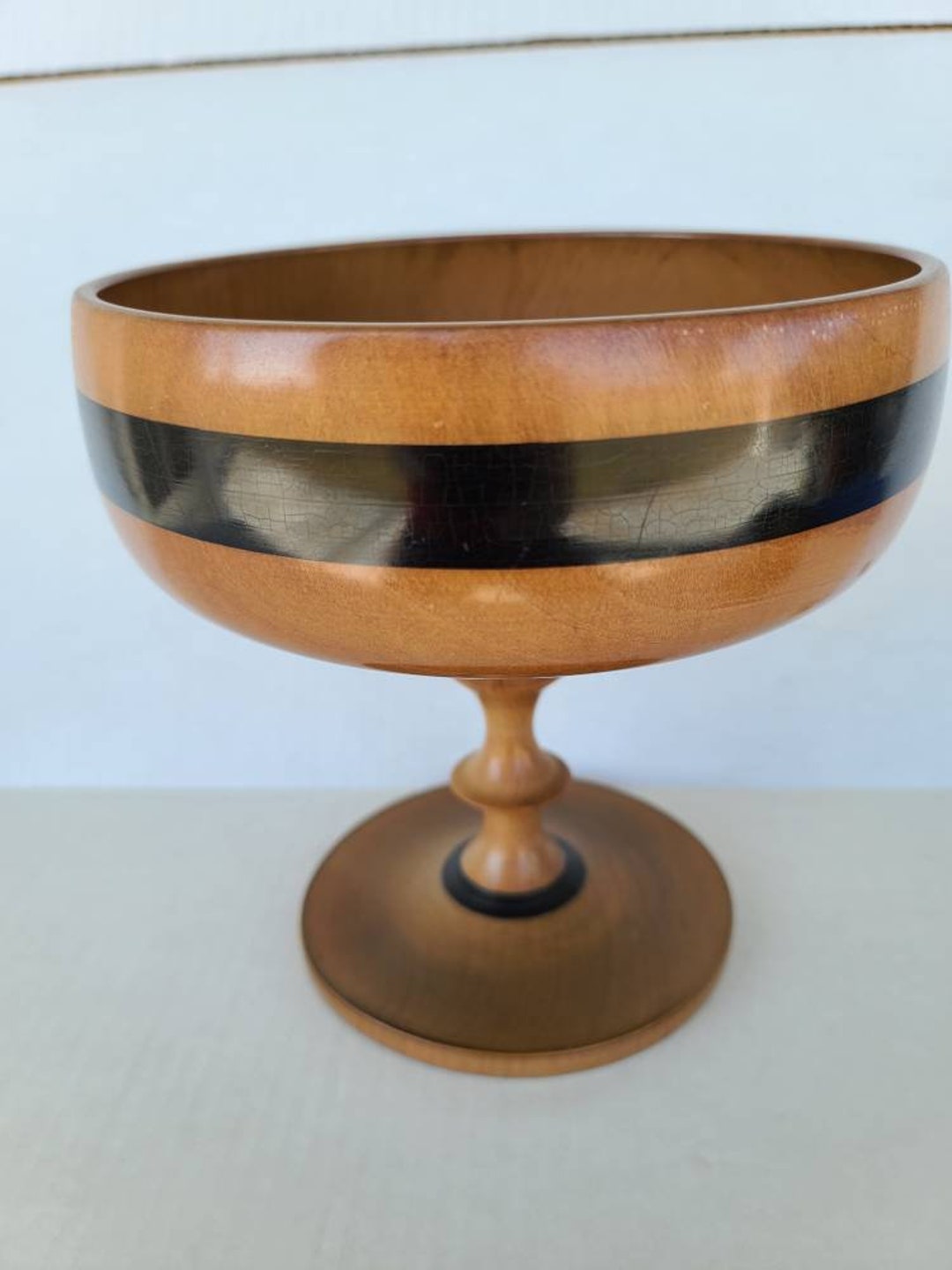 Vintage Wooden Compote Serving Stand - Etsy