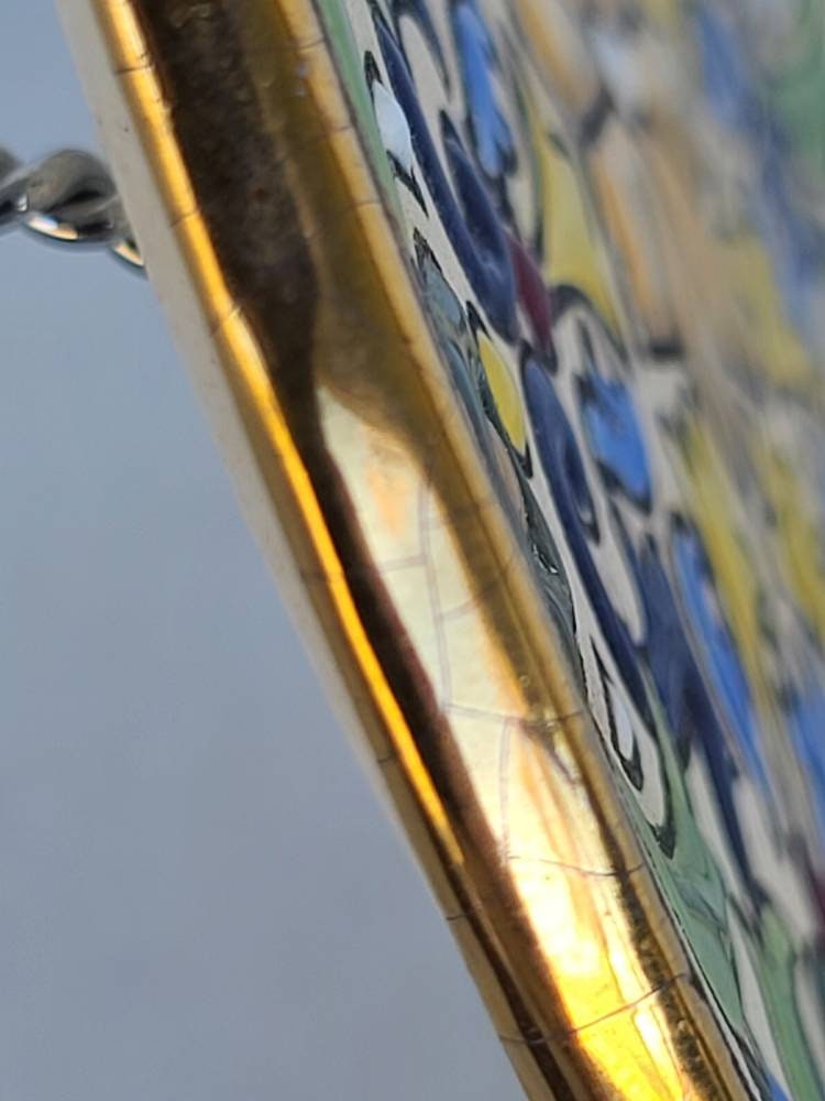 Vintage 6.5 Moorish Plate Hand Made by Ceramicas Sevilla in Spain With ...