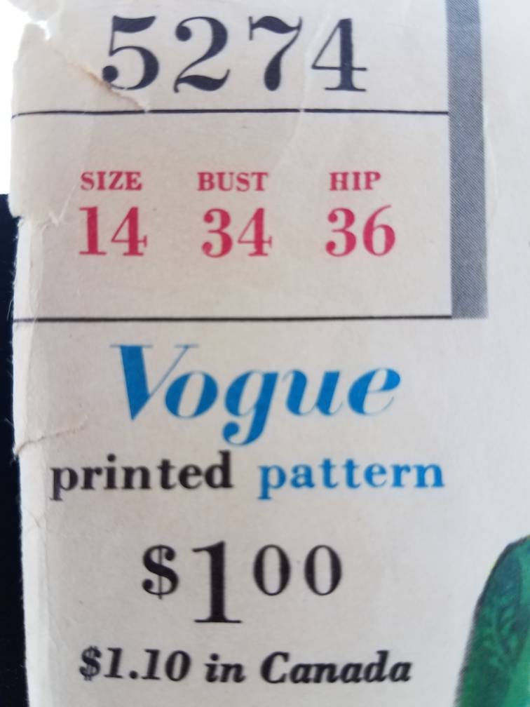 Vintage 1950's Vogue Sewing Pattern - Etsy