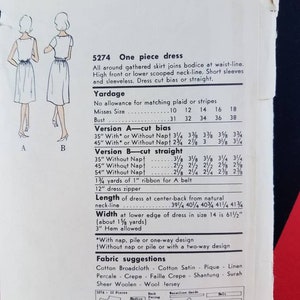 Vintage 1950's Vogue Sewing Pattern - Etsy