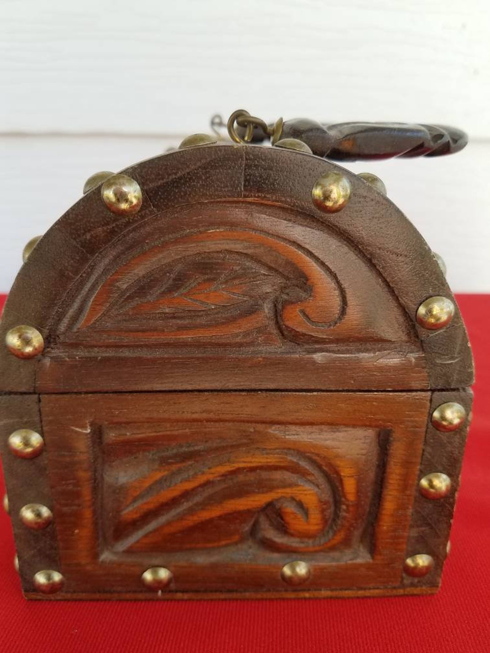 Vintage Honduran Hand Carved Purse or Storage Box - Etsy