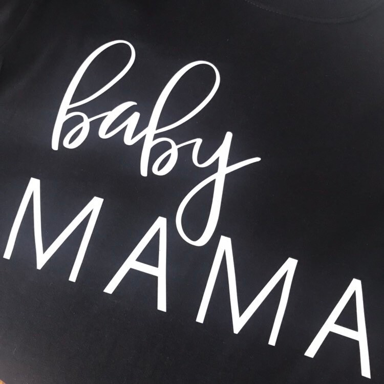 Baby Momma Baby Mama Pregnancy Announcement I'm Pregnant | Etsy