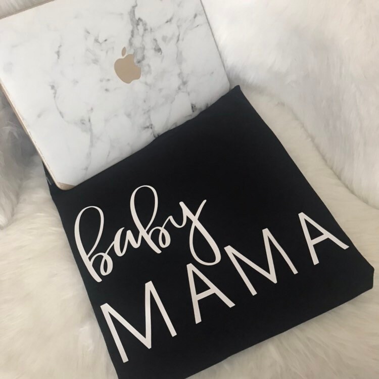 Baby Momma Baby Mama Pregnancy Announcement I'm Pregnant | Etsy