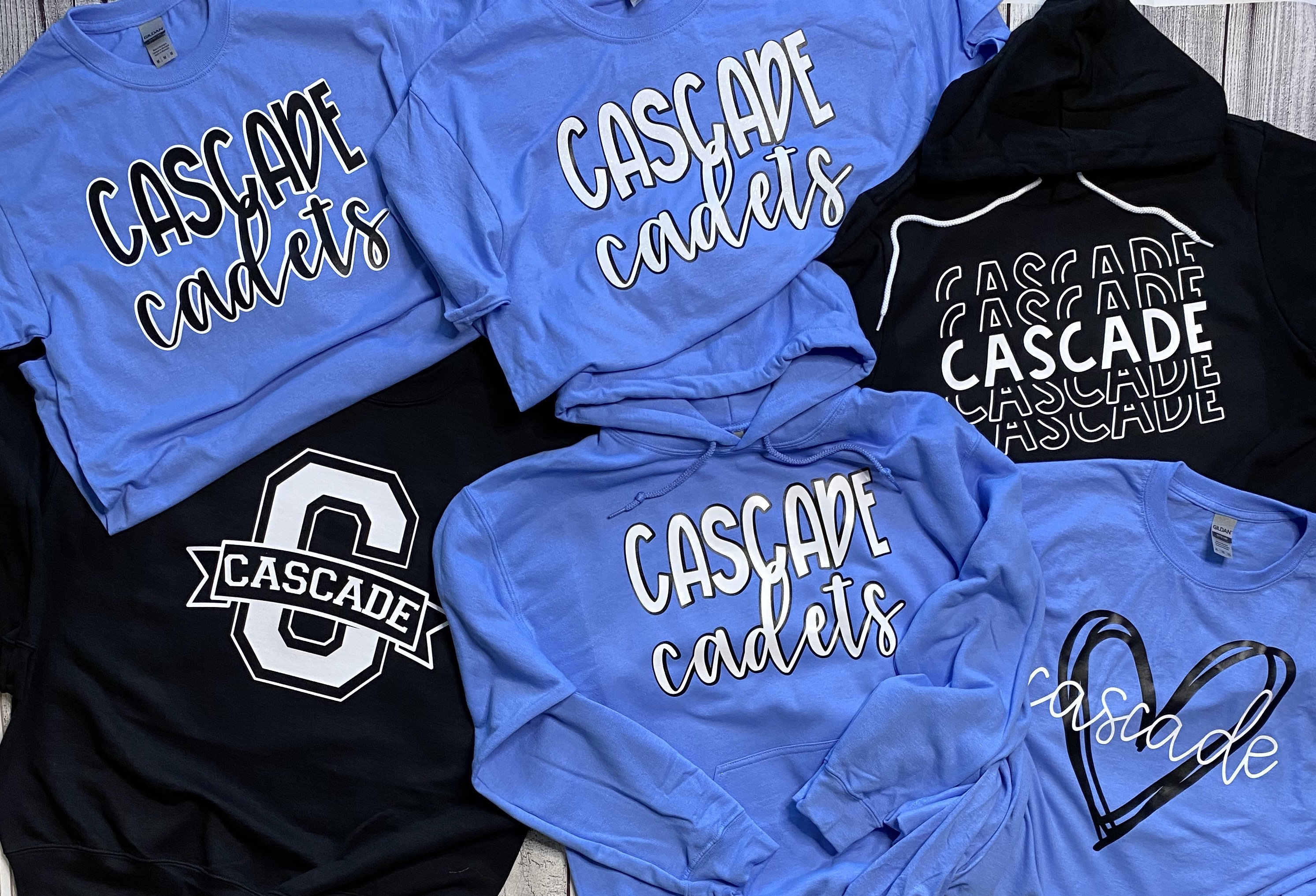 Cascade School Spirit Wear Cascade Cadets School Pride Hoodie | Etsy