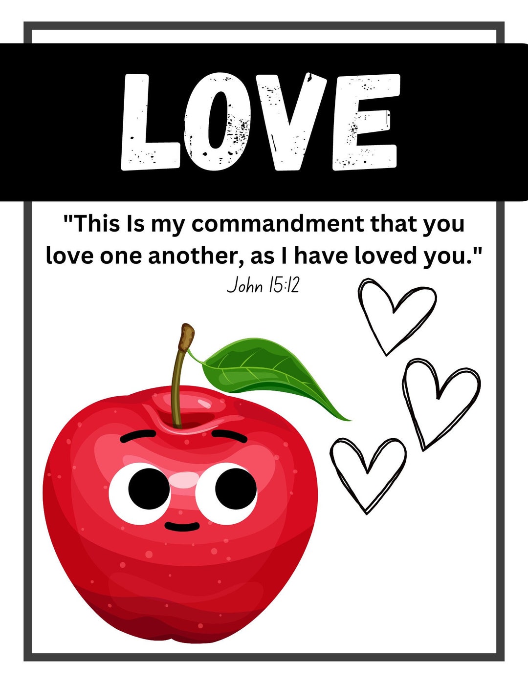 Fruit of the Spirit Classroom Posters - Etsy