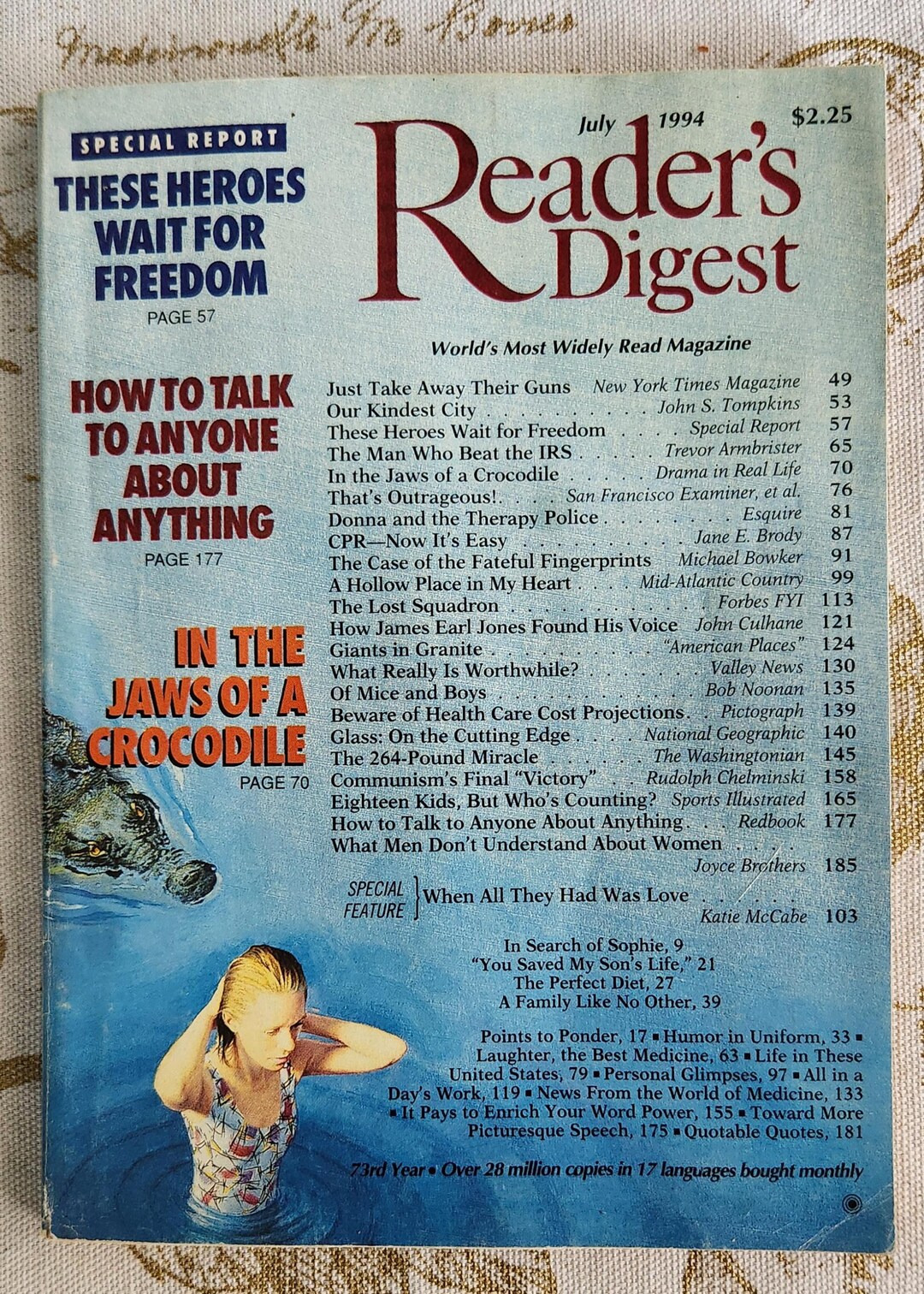 Reader's Digest, July 1994 - Etsy