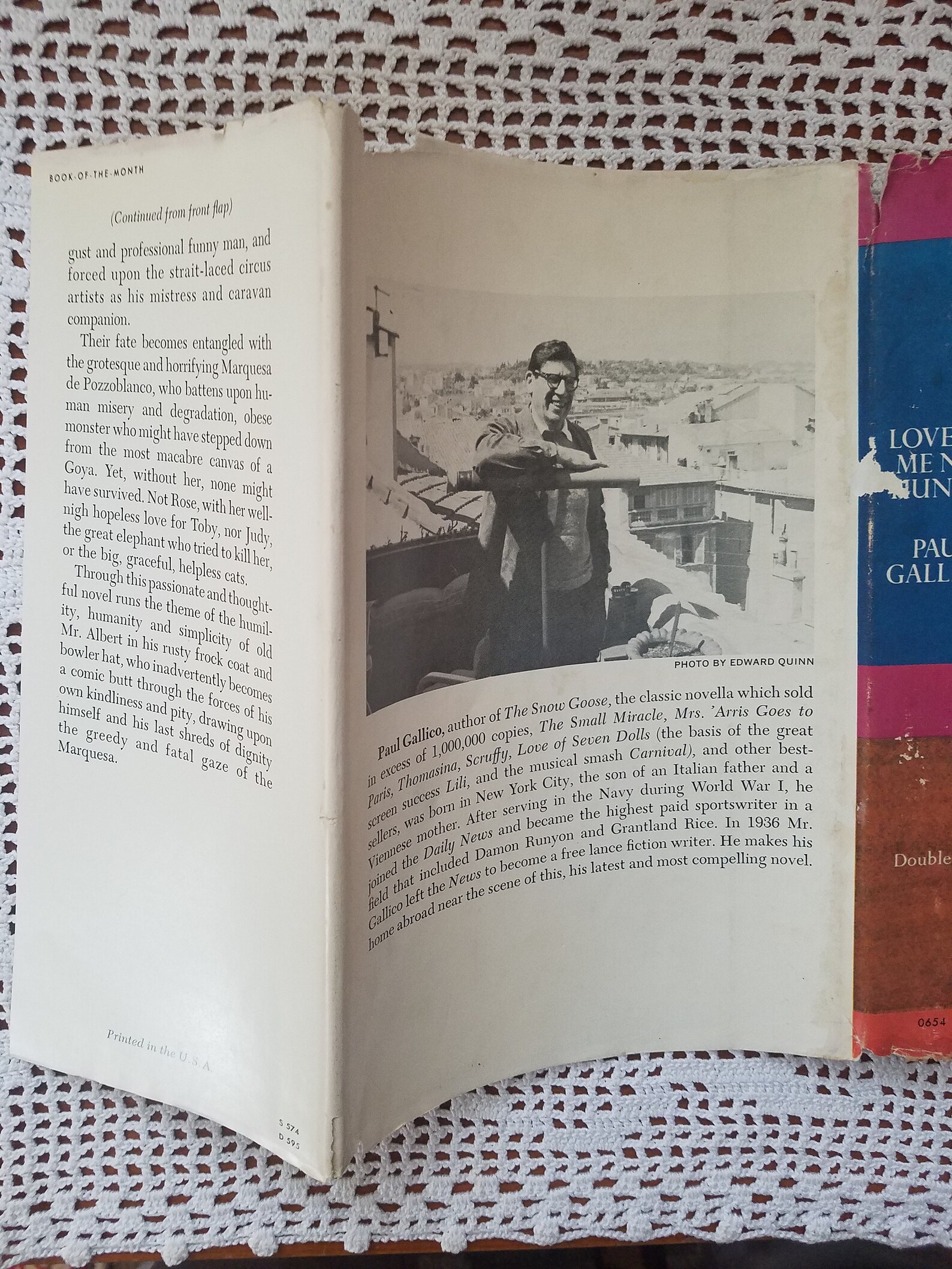 Love Let Me Not Hunger A Novel by Paul Gallico 1963 - Etsy