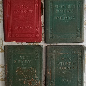 Nine Vintage Books From the Little Leather Library Collection. - Etsy