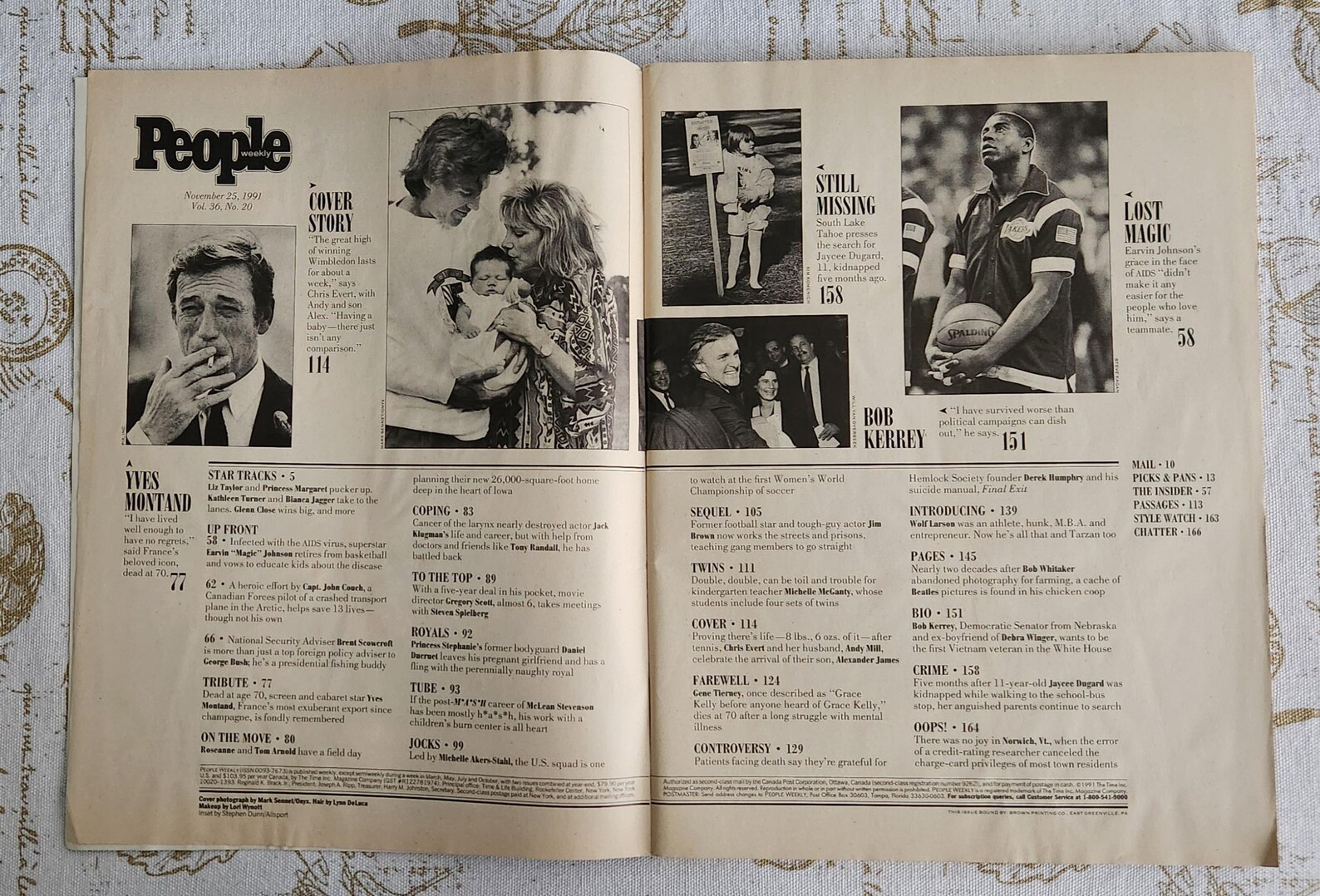 Pair of Nov 1991 People Magazines - Etsy