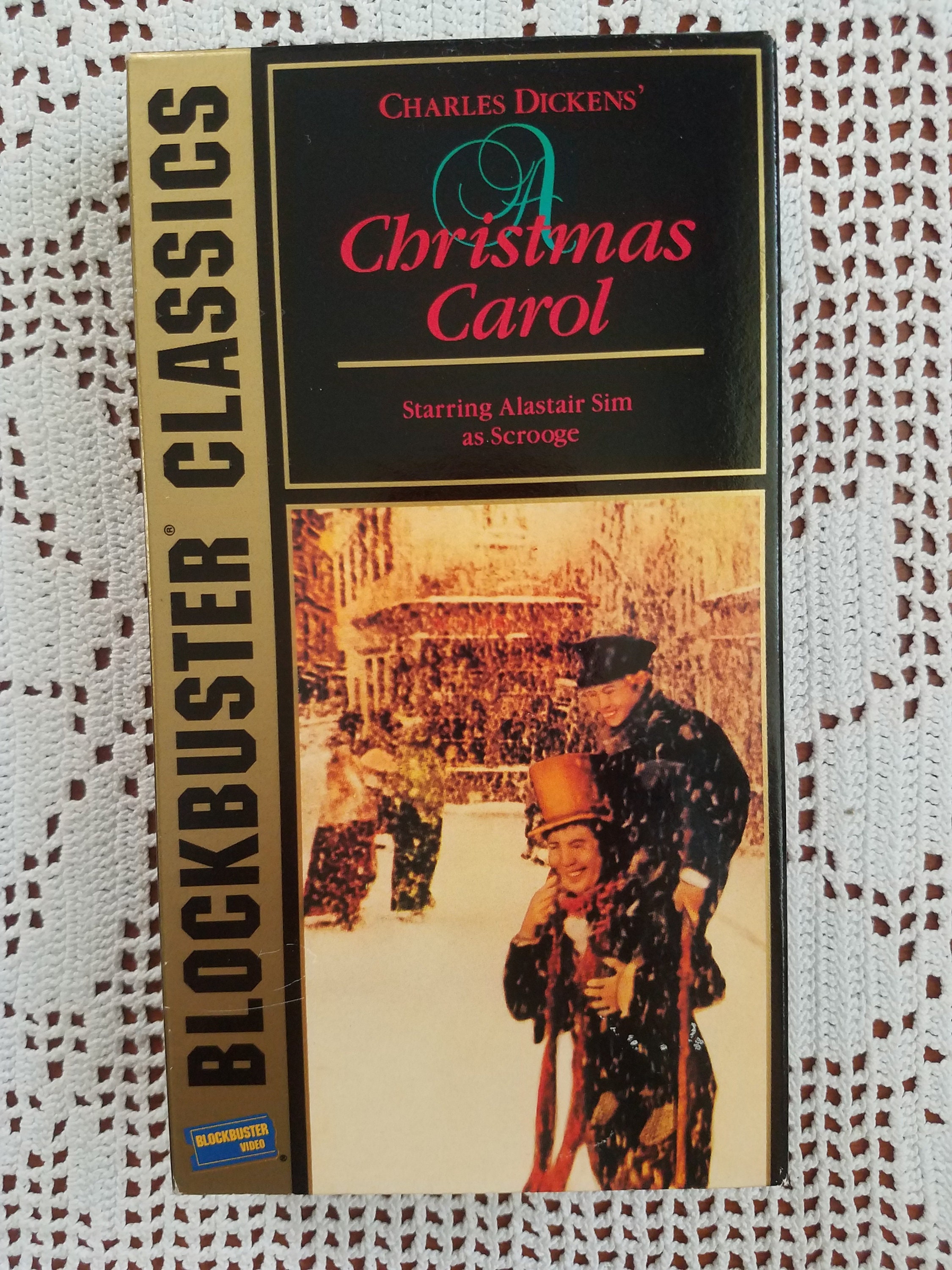 Pair of Blockbuster Classics VHS Christmas Movies: A Christmas Carol ...