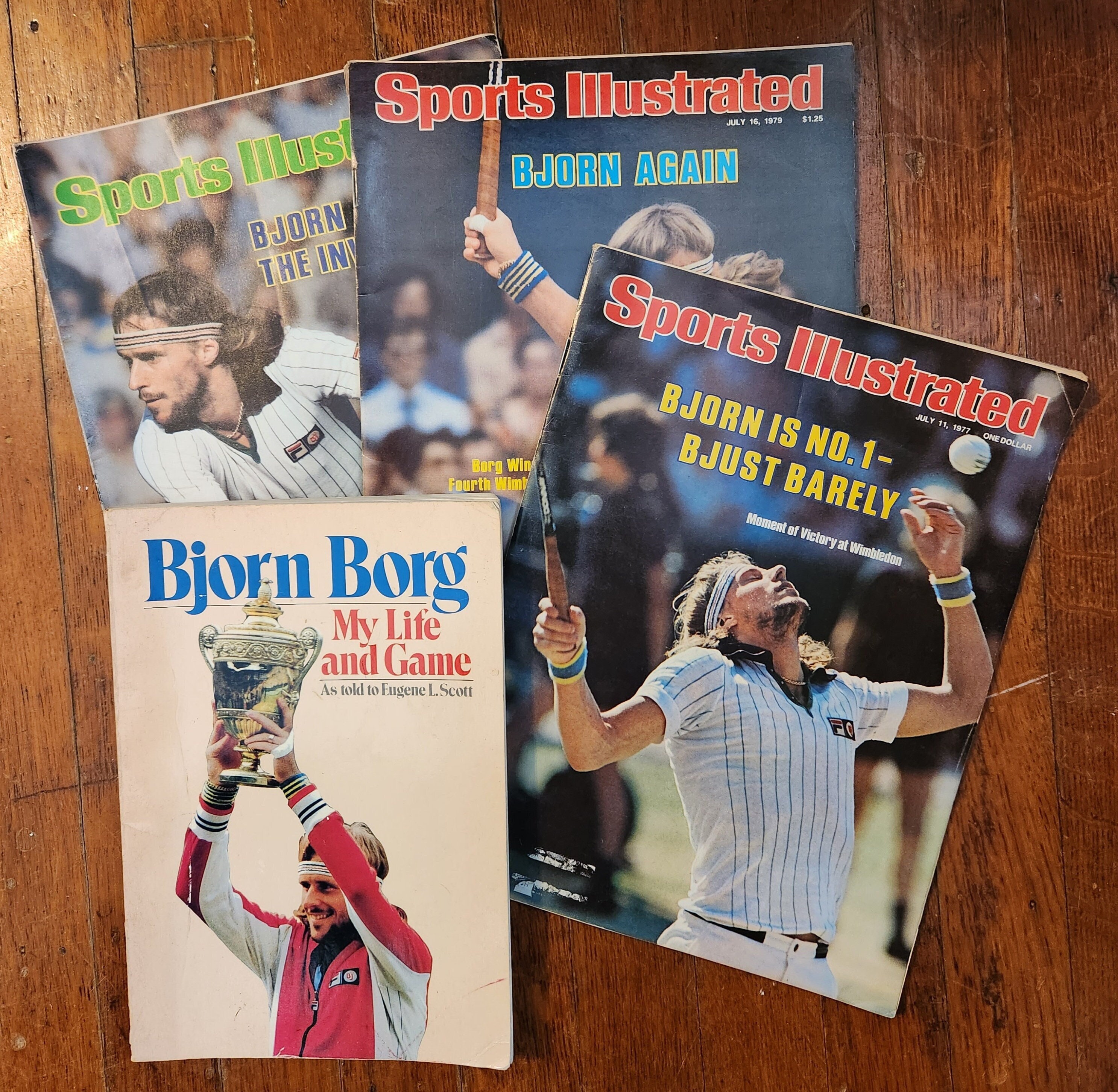 Bjorn Borg Book and Sports Illustrated Collection - Etsy