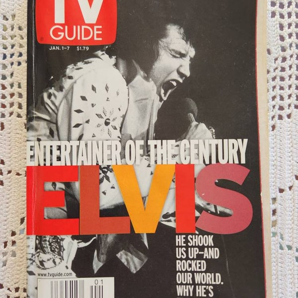 Elvis Tv Guide - Etsy