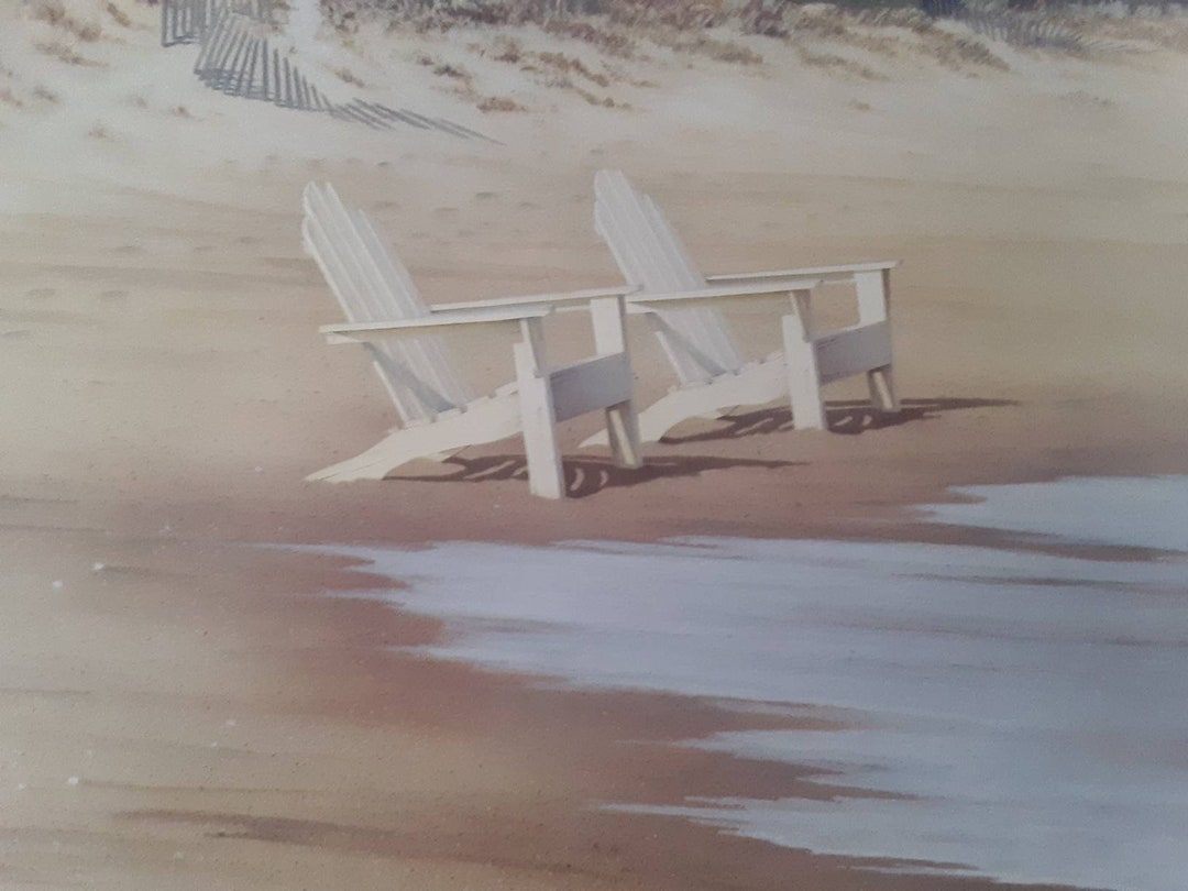 Daniel Pollera "hampton Beach" Art Print. - Etsy