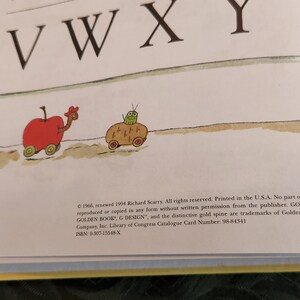 Richard Scarry's Best Picture Dictionary Ever, 1998 - Etsy