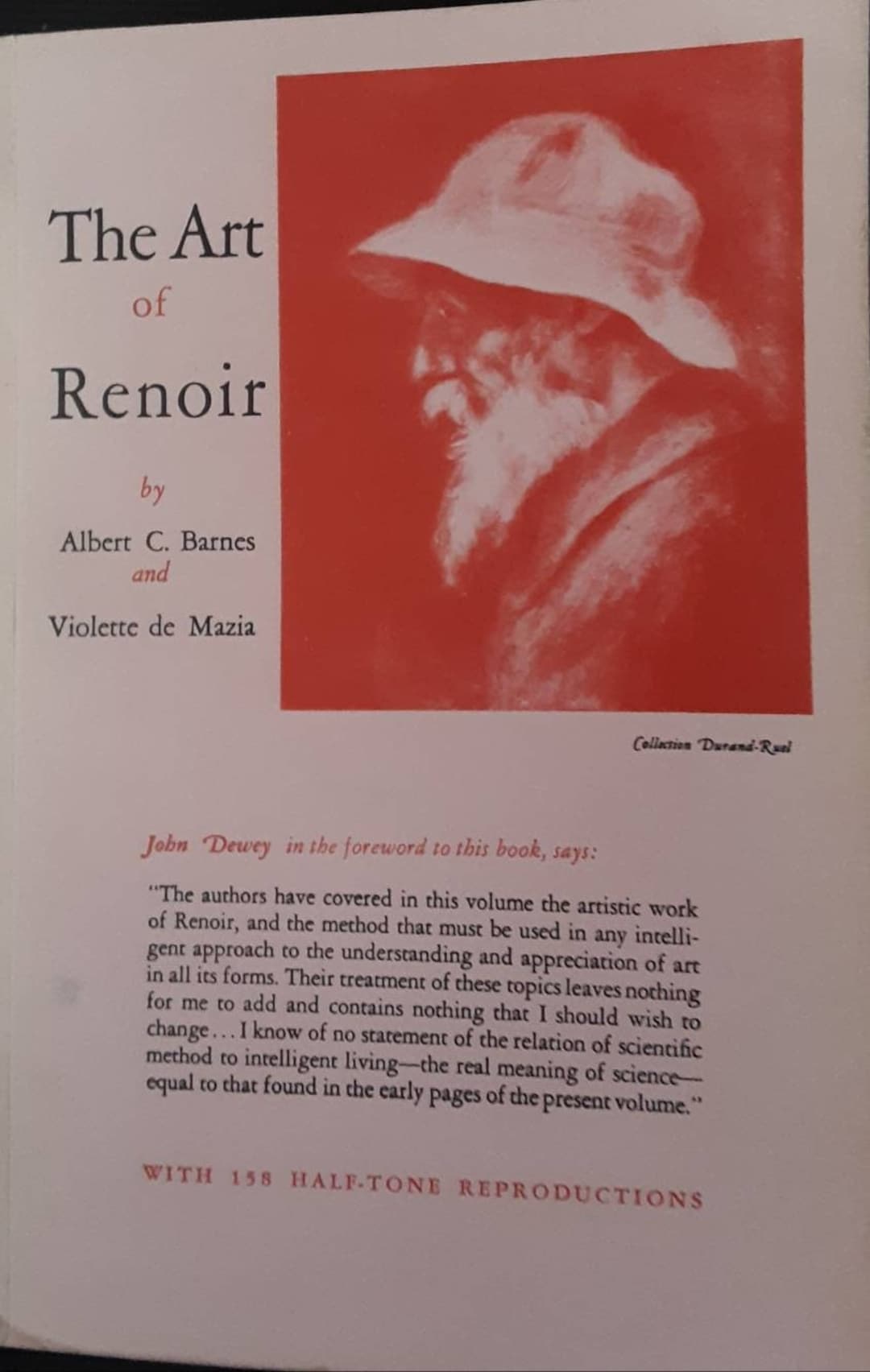 The Art of Renoir by Albert C. Barnes and Violette De Mazia. Published ...