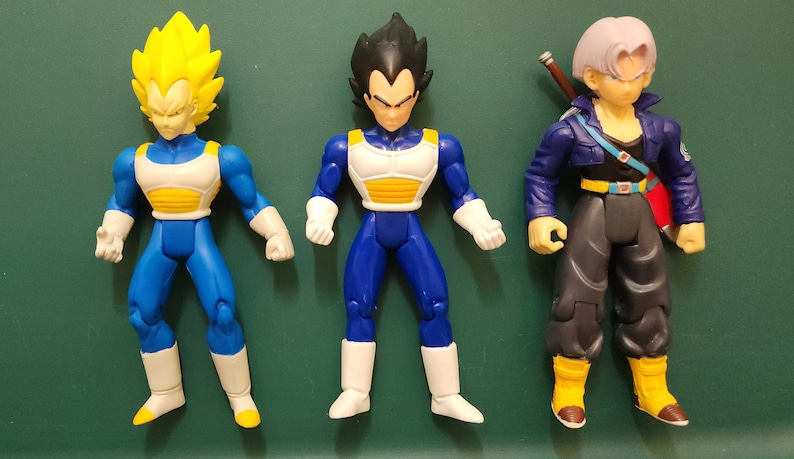 Collection of Three Dragon Ball Z Action Figures, 2000 - Etsy