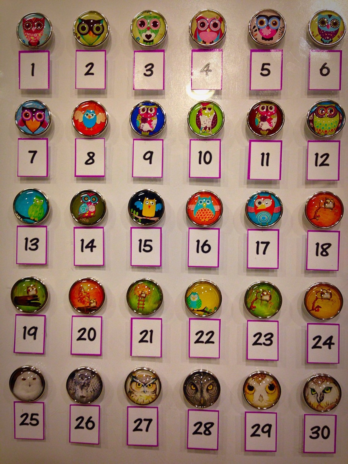 Snappy Chicks Handcrafted Snaps Owls. Fun Funky and - Etsy