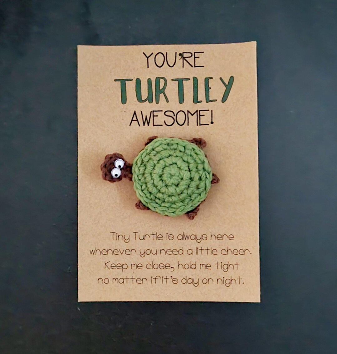 Pocket Hug Tiny Turtle - Emotional Support - Positivity - Card - Etsy