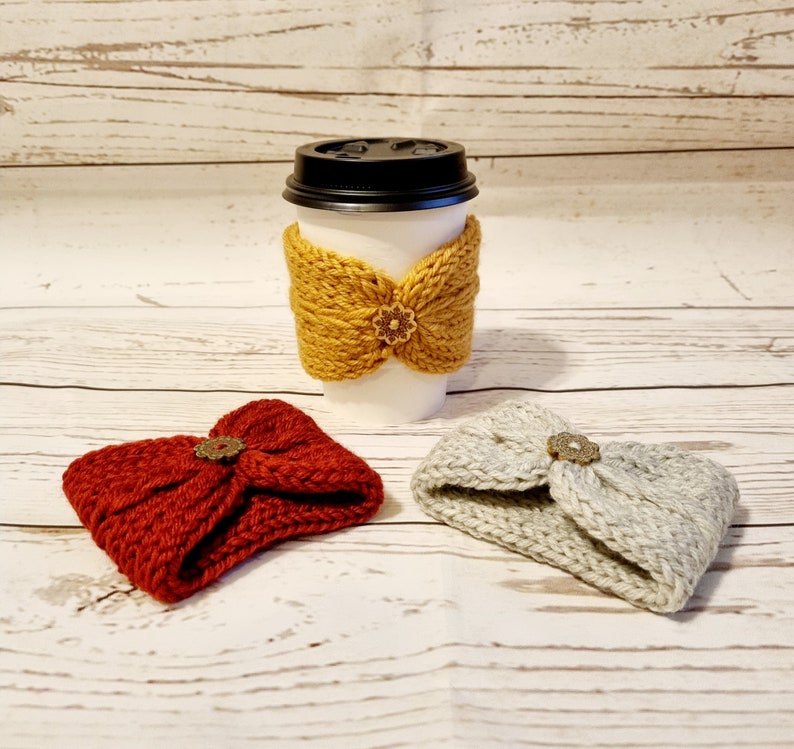 Circular Knitting Machine Pattern - Braided Cup Cozy - Sentro - Addi ...