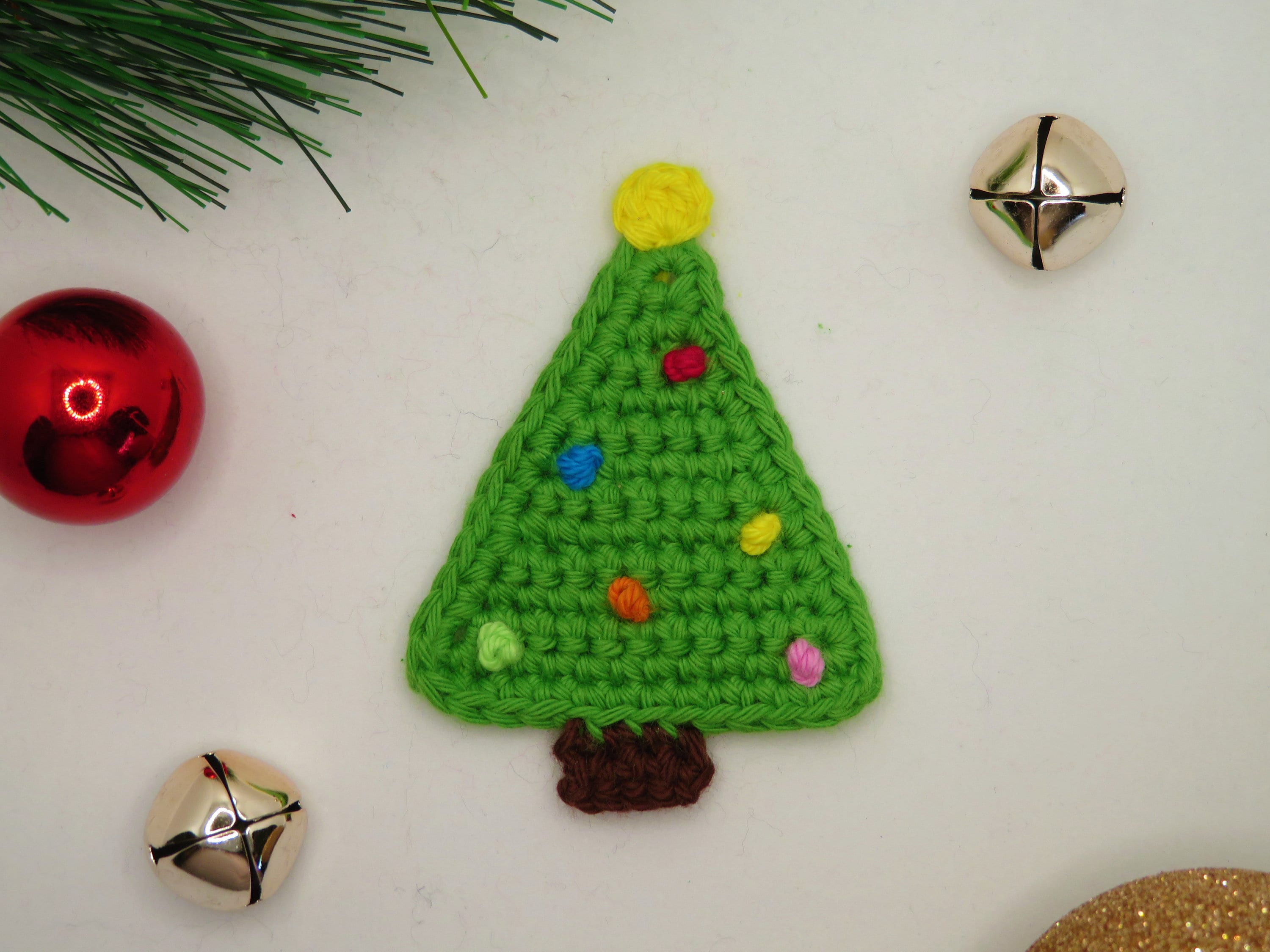CROCHET PATTERN Christmas Applique Tree PDF - Etsy UK