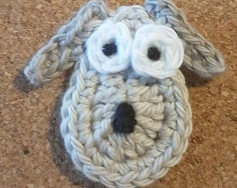 Dog Head Crochet Applique Pattern English Springer Spaniel Instant Pdf ...