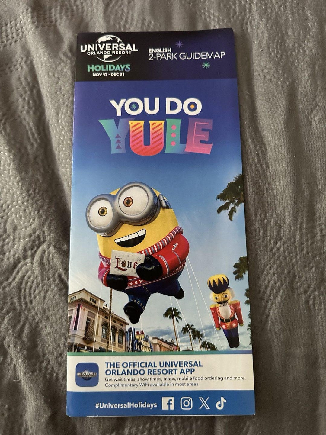 RARE Universal Studios 2 Park Guide Map 2023 - LAST Universal Studios ...