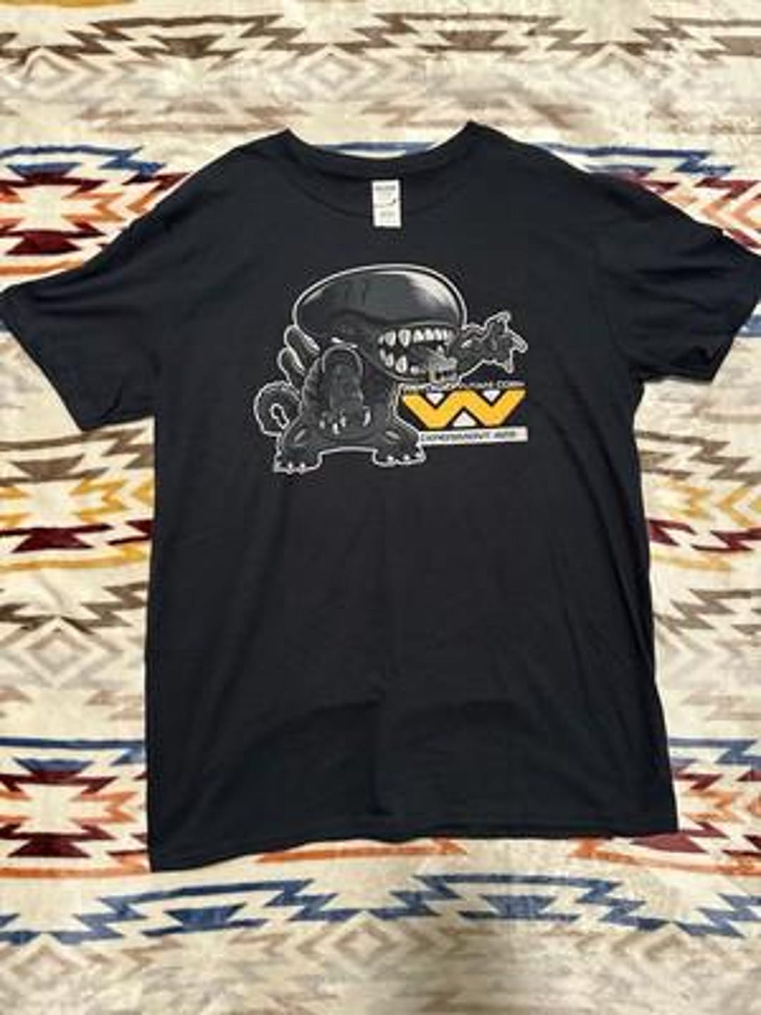 Alien Xenomorph Lilo and Stitch 426 Parody Shirt Mens Large Black Movie ...