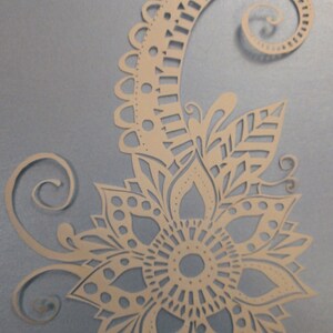 Small Flowers - Personal Use Papercut TEMPLATE / PATTERN - Instant ...