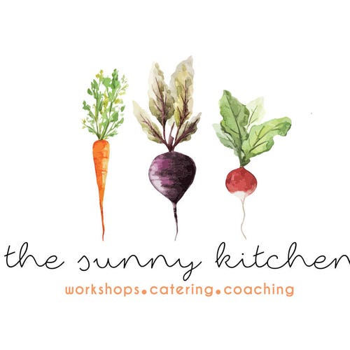 Pre-made Logo Design Watercolor Roots Vegetable Beet Carrot | Etsy