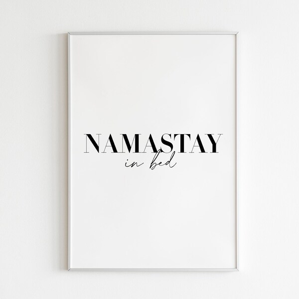 Namastay in Bed - Etsy