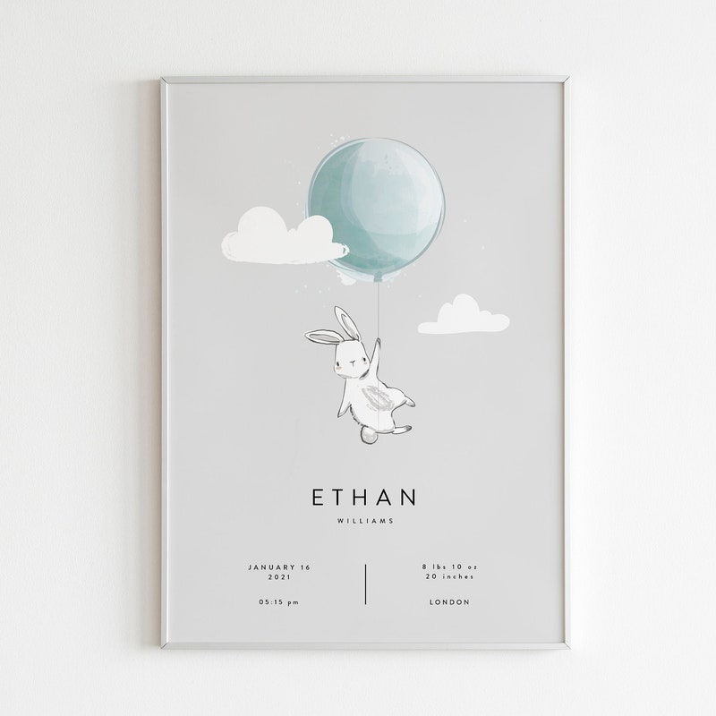 Birth Announcement Sign Boy - Etsy
